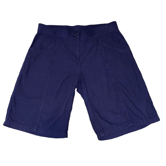 J. Jill | Shorts | Jjill Navy Blue Soft 0 Cotton Shorts With Drawstring ...